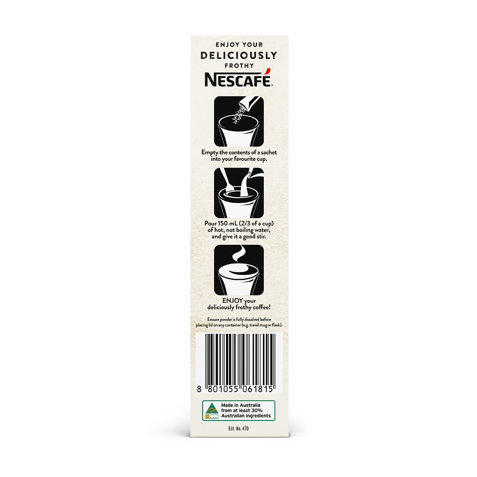 NESCAFÉ® Caramel Latte sachets | Nescafé AU